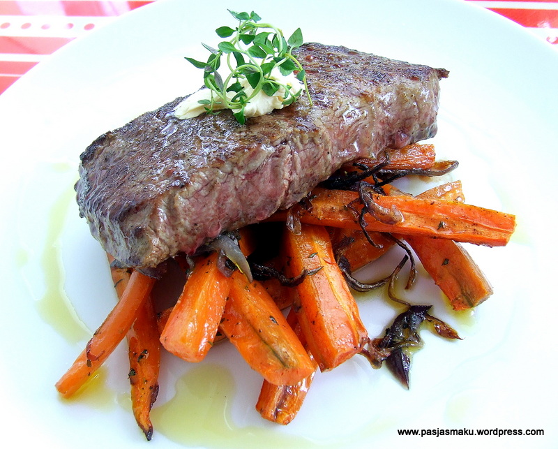 Stek z rostbefu sauté (instrukcja smażenia steka wołowego z rostbefu ...